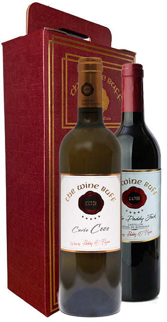 Two Bottle Bordeaux Wine Gift in Card | Red & White Selection – The ...